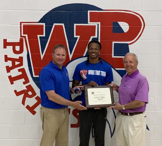 Walker Earns Athlete of the Month Award | News, Sports, Jobs - The ...